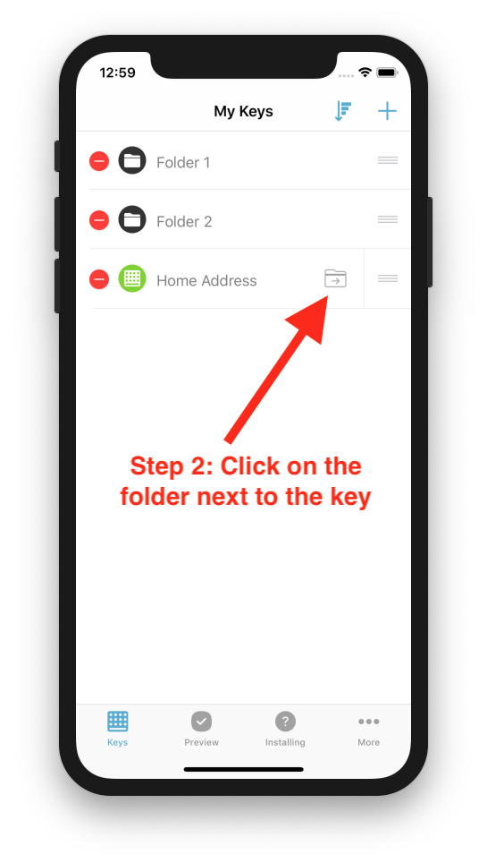 How Do I Move Keys Between Folders Bytesize Apps
